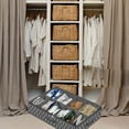Foldable Under - Bed Shoe Storage Box with Lid and Visible Organizer ... Foldable Under - Bed Shoe Storage Box with Lid and Visible Organizer ...