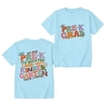Byoo Big Girl Letter Print Crew Neck T Shirt Pre K Graduation Short ...