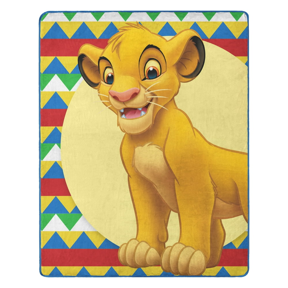The Lion King, “High Up Simba” Silk Touch Throw Blanket, 40”x 50 ...
