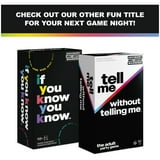 Tell Me Without Telling Me, Party Card Game, for Adults Ages 18 and up ...