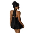Aellinatey Vacation Slimming Backless Hanging Neck Waist Top Short ...