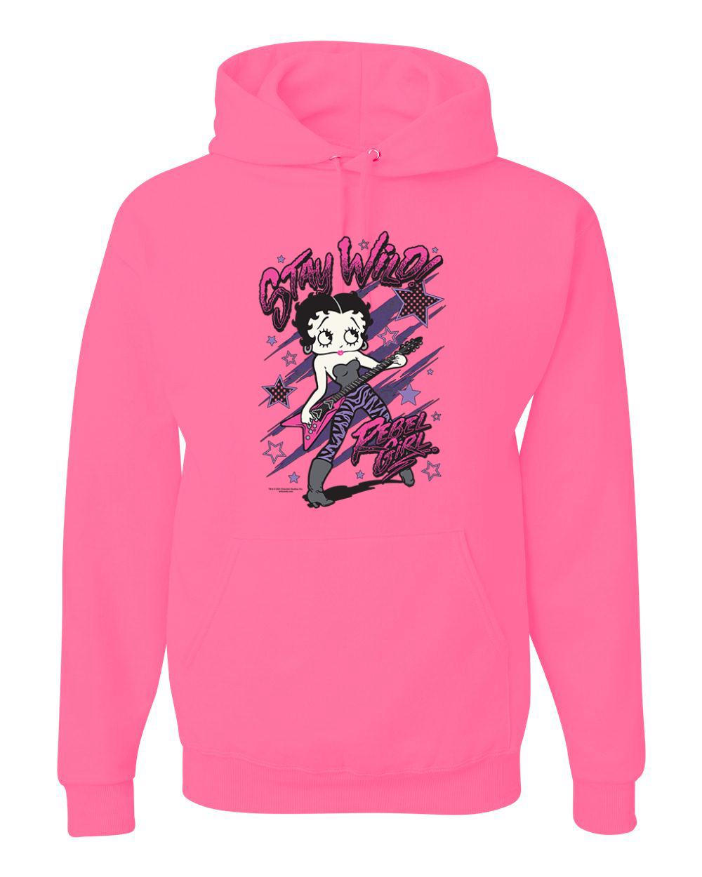 Wild Bobby, Betty Boop Girl Stay Wild Betty Boop Unisex Hoodie ...