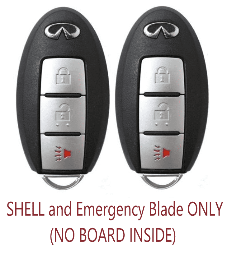 X2 Smart Key Shell For Infiniti EX35/37 FX35/50 QX50 2008-2017 ...