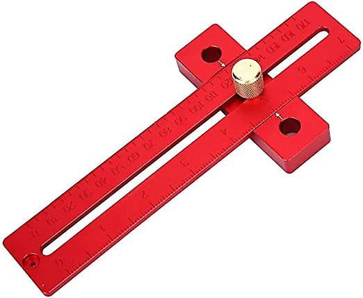 Regla tipo T MACHAO 170mm trazado superficie anodizada escala ...