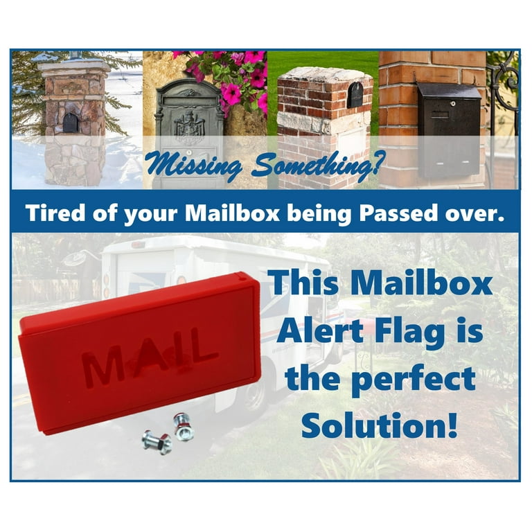 Casing Brick Mailbox Flag