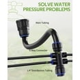 50FT Quick-Connect Drip Irrigation Kit, Garden Watering System with ...
