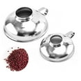 2-Piece Stainless Steel Canning Funnel Set – Versatile Wide Mouth ...