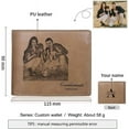Gifts for Dad Personalized Custom Photo Wallets for Men Engraved ...