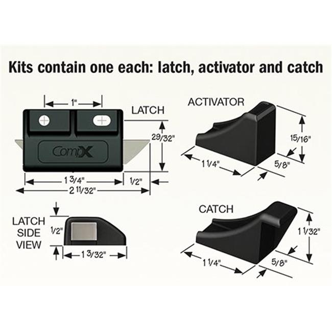 Timberline Locks TLDL200W Timberline Double Door Latch with Slam Action ...