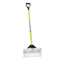 Snow Rake Shovel, Snow & Leaf Removal Tool & Pusher Scraper with 24 ...