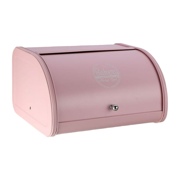 Farmhouse Rustic Bread Box, Metal Style Container for Multifunctional ...