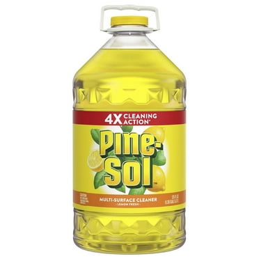 Pine-Sol Multi-Surface Cleaner, Lemon Fresh, 2 Pack, 100 Ounce. Bottles ...