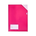 Clear Frosted L Shaped Plastic Folder Single Page Document Storage ...