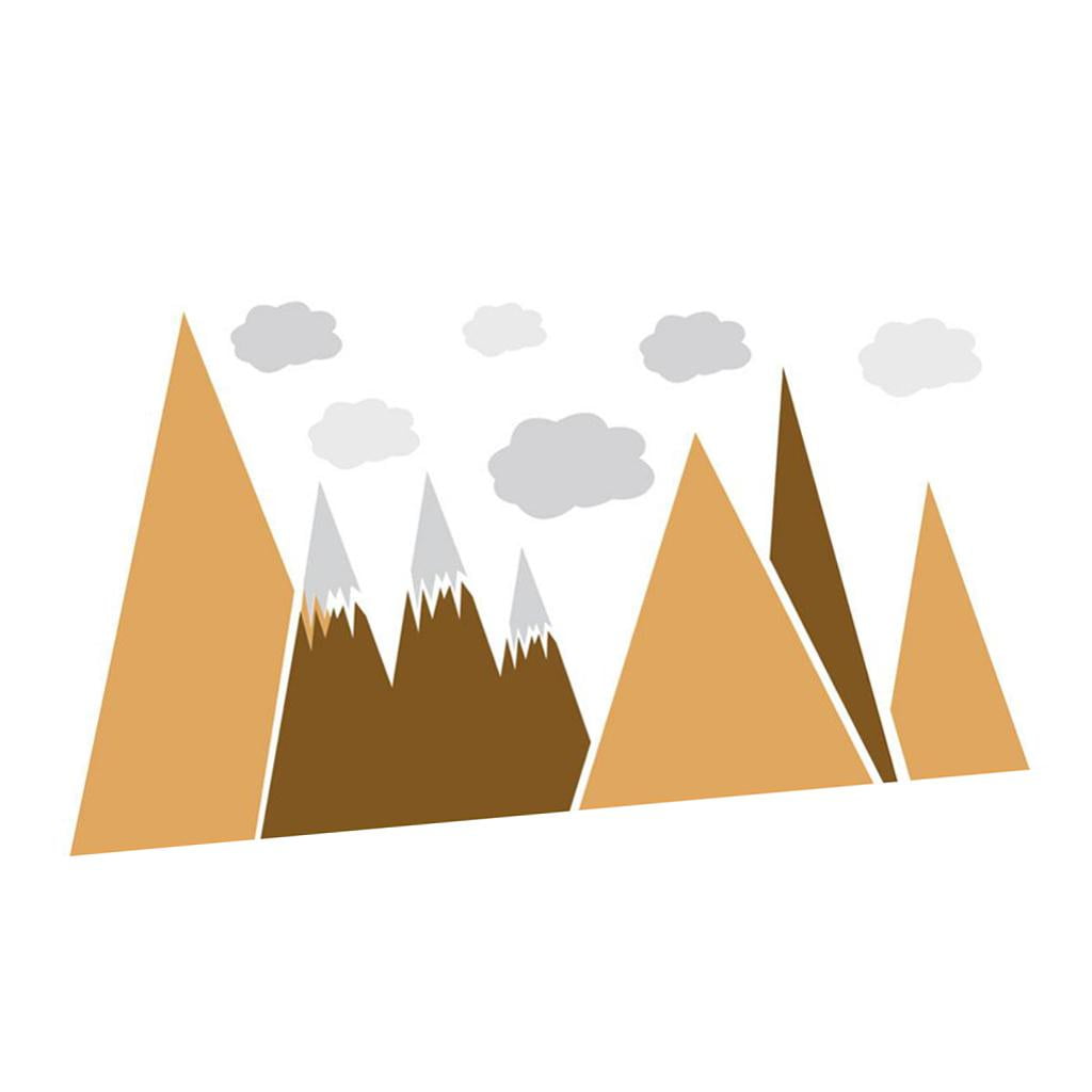 Vivid Flower Plants Cartoon Stickers Calcomanías de pared extraíbles ...