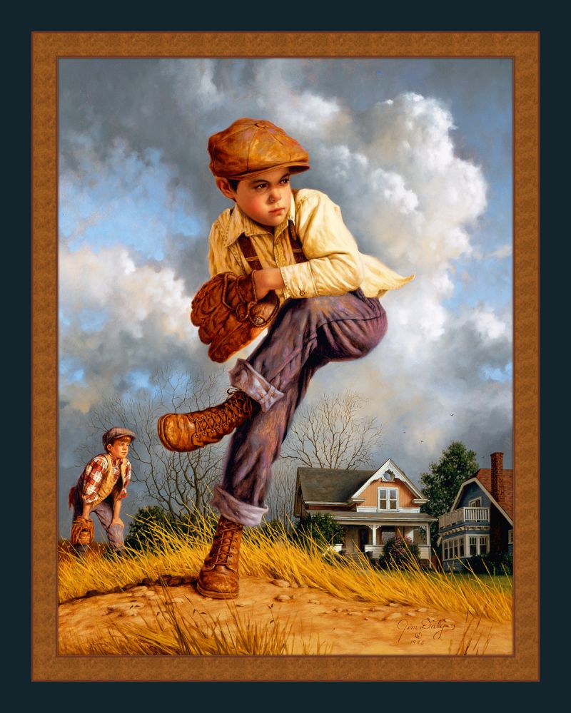 Baseball "Fastball" Panel Cotton Fabric - Walmart.com