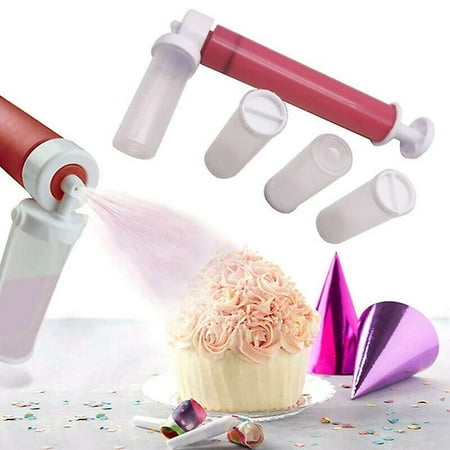 Plastic Manual Cake Spray Gun Airbrush For Cake Decors Coloring Baking ...