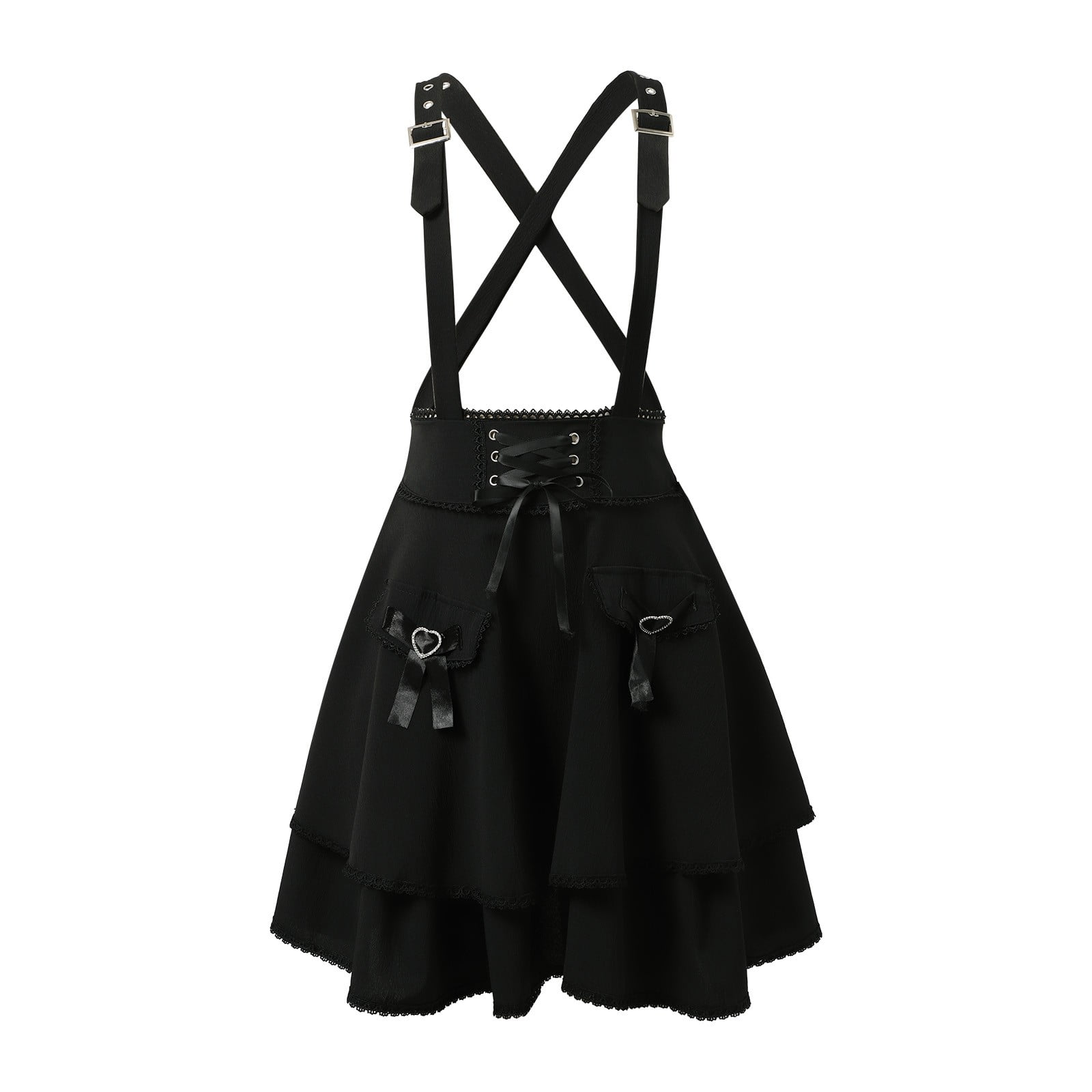 Click here for Bmisegm Petite Stylish Bowknot Suspenders Skirt Ca... prices