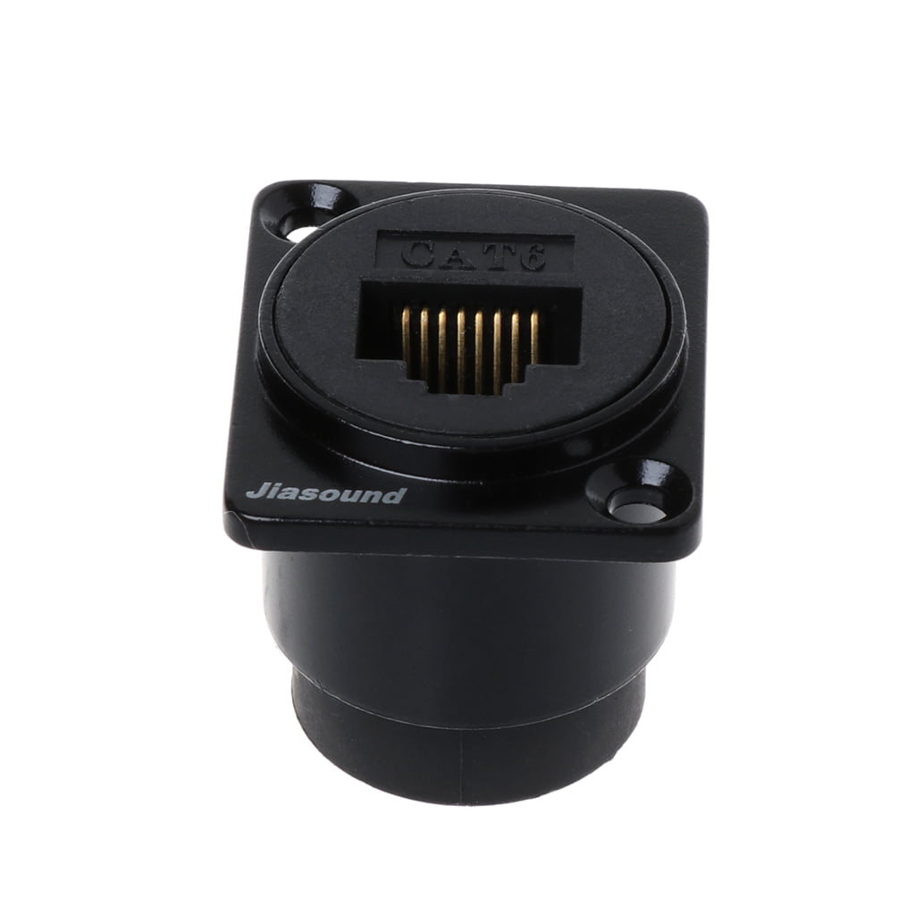 D-type Module RJ45 Socket Cable Female Signal Connector Cat6 Panel ...