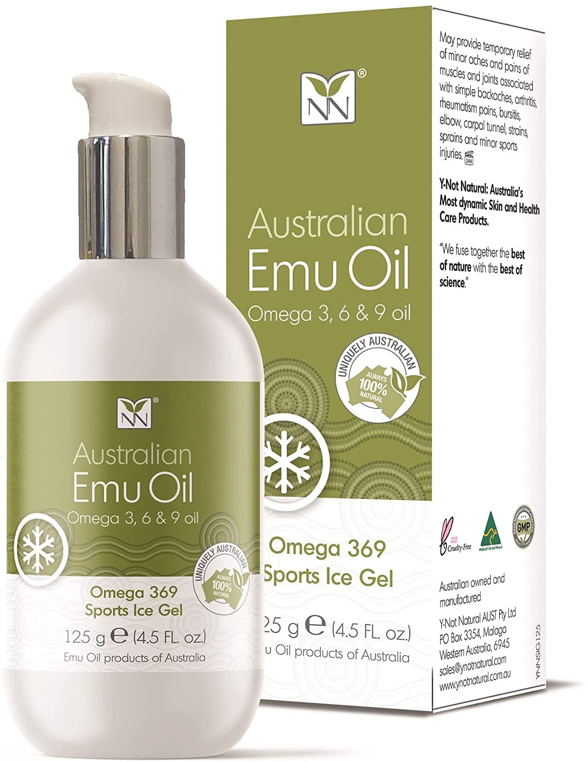 OMEGA 369 Sports Ice Gel, 125g - Walmart.com