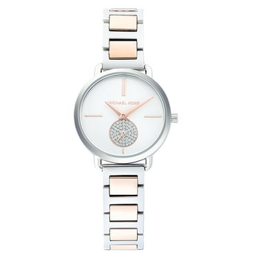 Michael Kors Women's Wren Chronograph Two-Tone Stainless Steel Watch ...