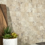 Aspect Peel and Stick Collage Tile in Aged Travertine Sample - Walmart.com