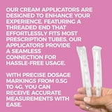 NewLife Naturals Disposable Vaginal Cream Applicators with Dosage ...