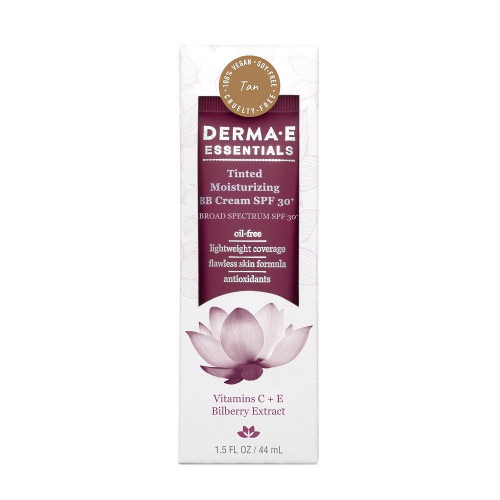 Derma E - Tinted Moisturizer SPF 30 BB Cream Tan - Walmart.com ...