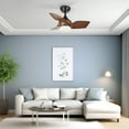 Dextrus 26 Inch Modern Ceiling Fans with Lights and Remote, Low Profile ...