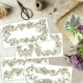 4 Sheets 4 Styles PVC Waterproof Decorative Stickers Self Adhesive ...