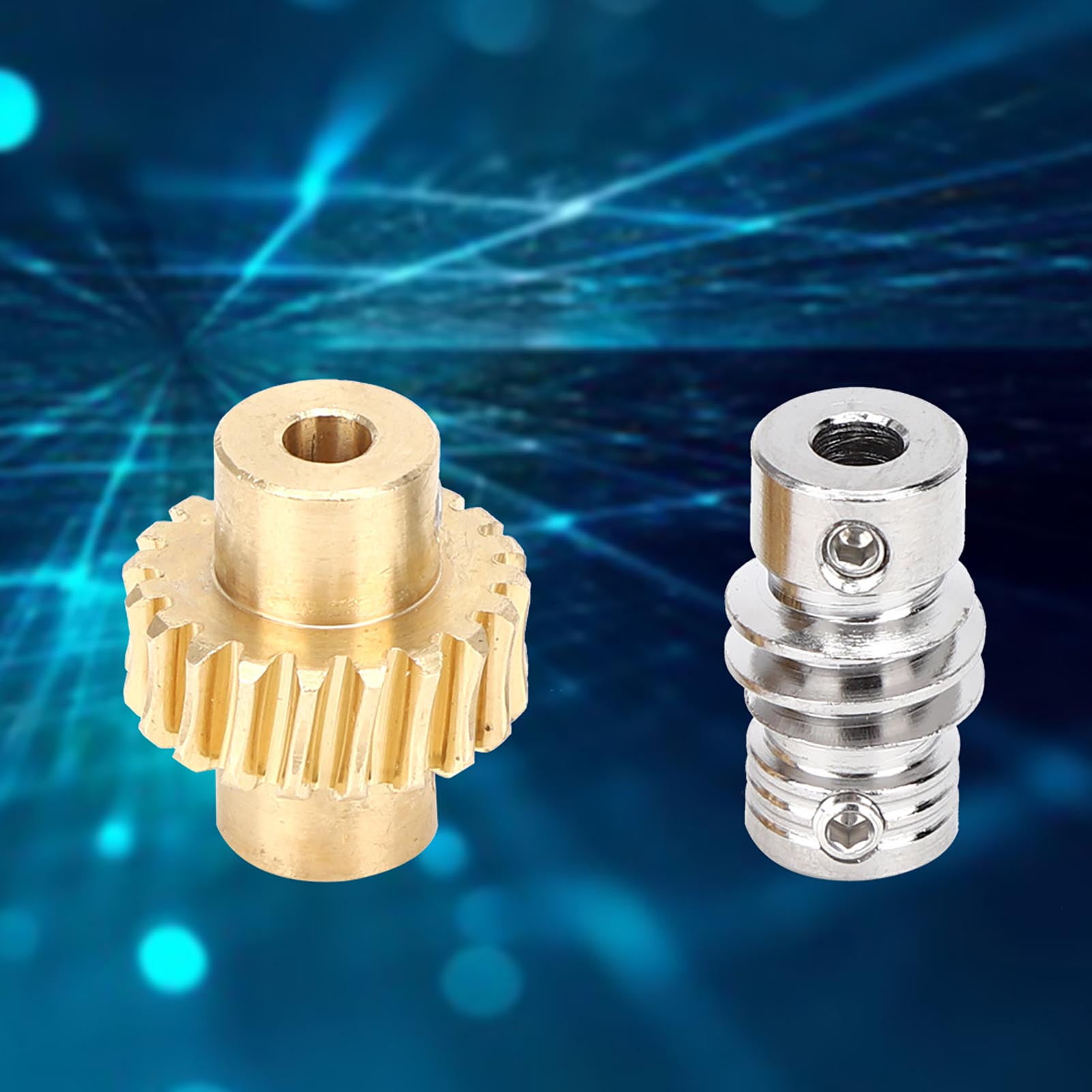 Engranaje Helicoidal ANGGREK Rueda de Engranaje Helicoidal de Bronce ...