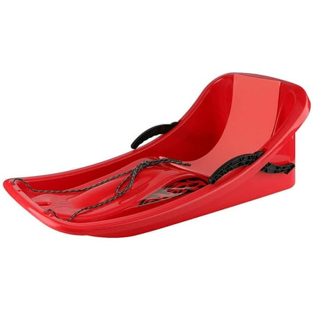 Push Sled for Kids and Adult,Metal Disc Sled , 35" Plastic Sledge with ...