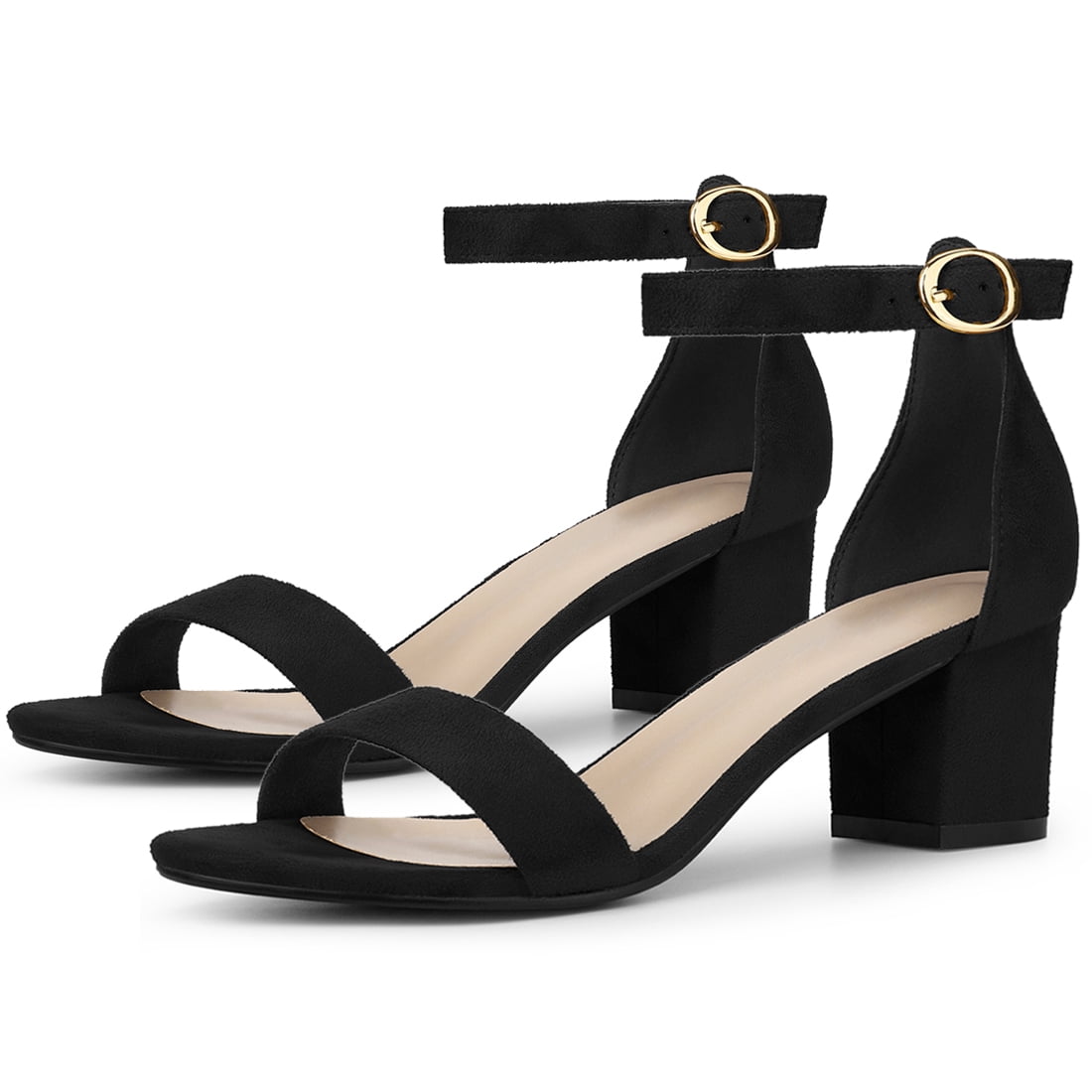 Click here for Blissful Step Womens Ankle Strap Open Toe Block He... prices