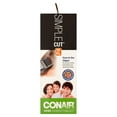 ConairMAN Home Haircutting Kit - Self Cutter with Barber Clipper, Combs ...