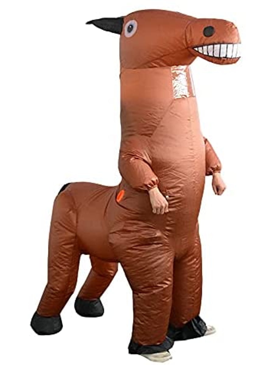 Studio Halloween Adult's Barnyard Horse Inflatable Costume - Walmart.com