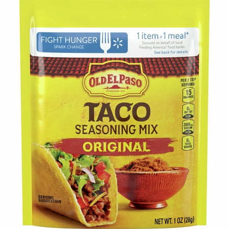 Old El Paso Taco Seasoning, Original, 1 oz. – Walmart Inventory Checker ...