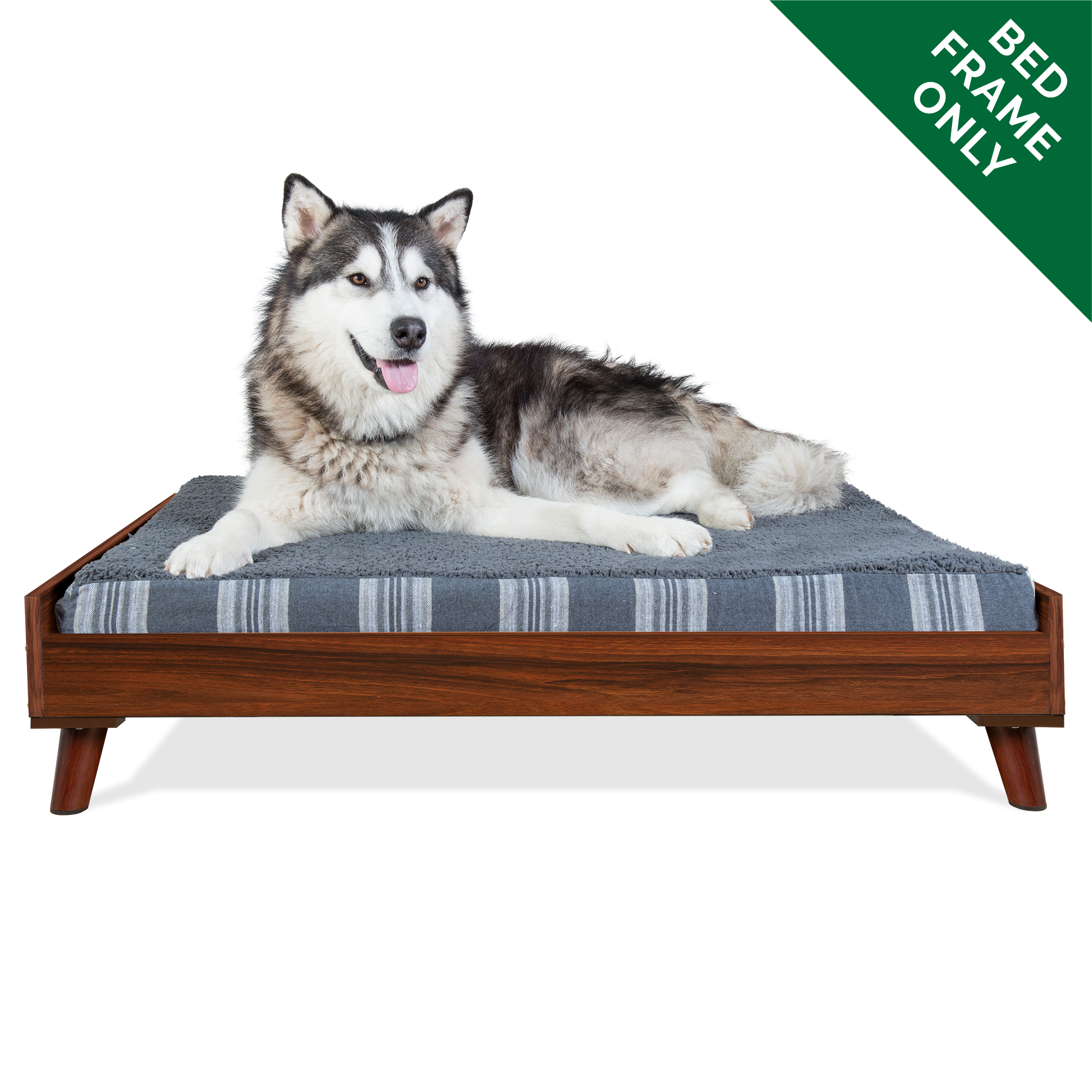 FurHaven Pet Bed Frame Bed Frame For Pet Beds Mattresses Walnut FurHaven Pet Bed Frame Bed Frame For Pet Beds Mattresses Walnut