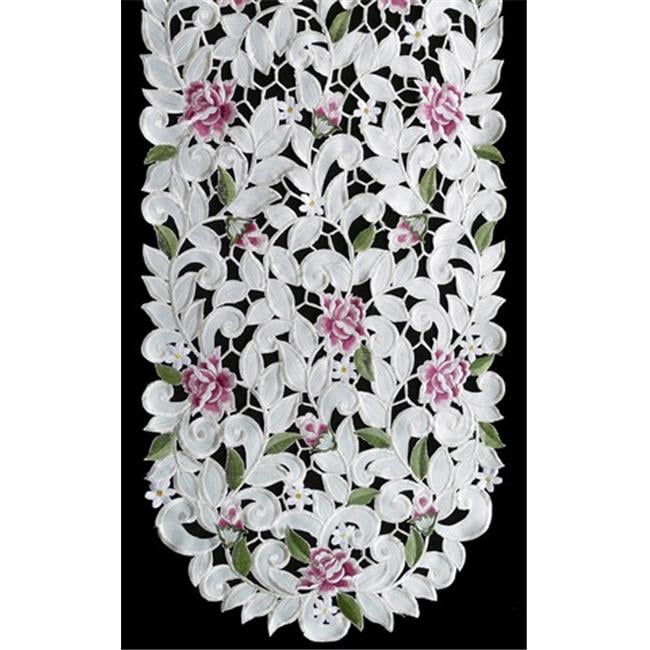 Click here for Sinobrite H7662-Rs Purple Cottage Rose Runner- 12... prices
