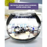 Skywin Desk Mirror Office Cubicle Accessories - 8" Small Mirror for ...
