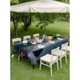 52x70 Inch Outdoor Tablecloth with Umbrella Hole Zipper Rectangle ...
