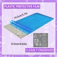 304 Stainless Steel DIY Nail Art Templates Plastic Nail Art Image ...