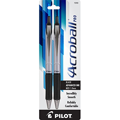 Pilot Acroball Pro Retractable Hybrid Gel Ball Point Pen, Medium Point ...