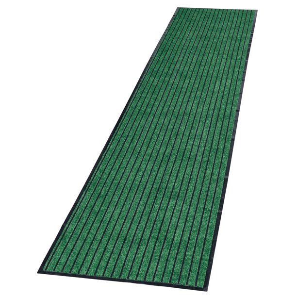 Collections Etc Extra-Long Tufted Stripe Design Non-Slip Utility Runner ...