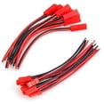 50 Pairs 10cm JST Connector Plug Cable Male+Female for RC Battery,JST ...