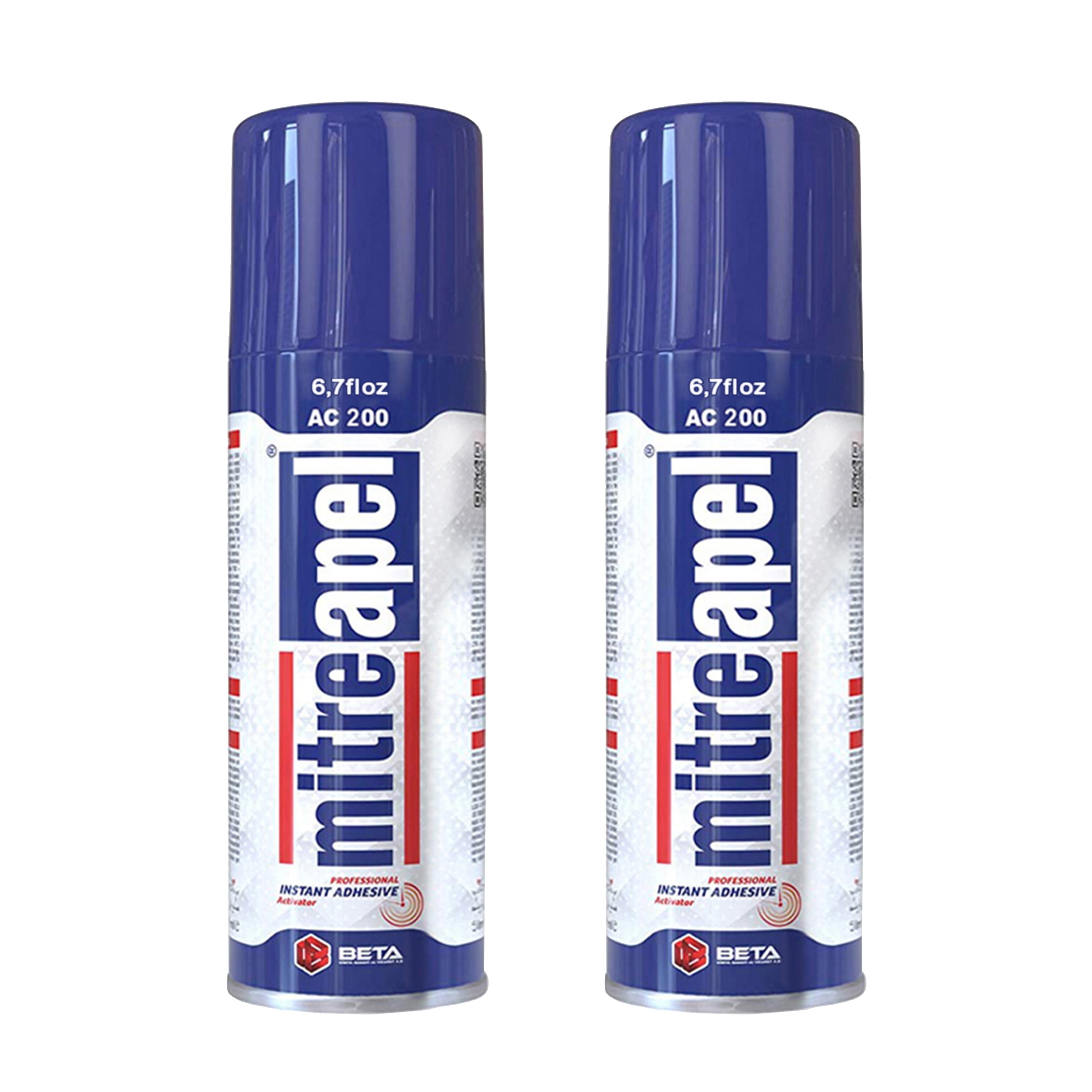 Mitreapel Activator Spray Accelerator for CA Super Glues (2 x 6.7 fl oz ...