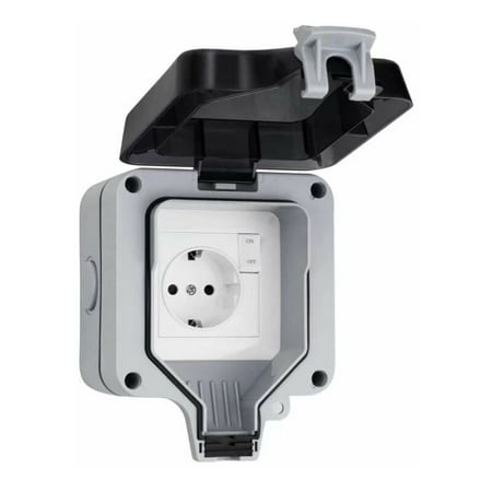 IP66 Waterproof Socket with Switch and Waterproof Junction Box, Outdoor ...