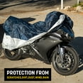 Pilot Automotive CC-6334 Blue/Silver X-Large Motorcycle Cover - Walmart.com