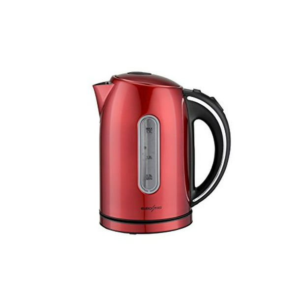 EUROSTAR EKS17 Stainless Steel Electric Kettle 1.7L (Red) - Walmart.com