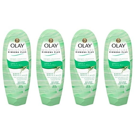 Olay Moisture Ribbons Plus Shea + Rosemary Mint Body Wash, 18 Fl Oz ...