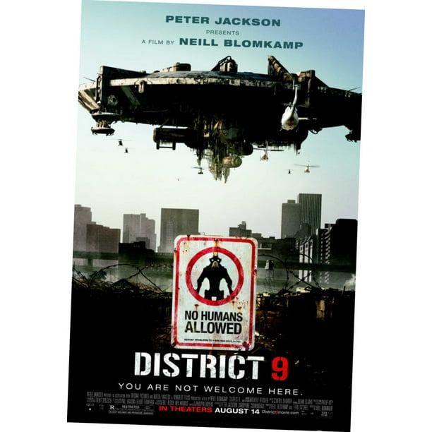 District 9 Movie Poster 24in x36in Art Poster 24x36 Multi-Color Square ...