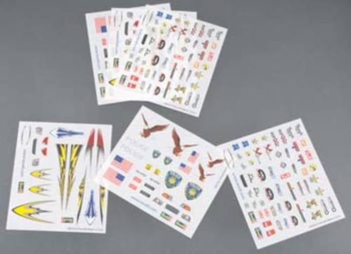 Dry Transfer Decal Assortment #3 (6) - Walmart.com